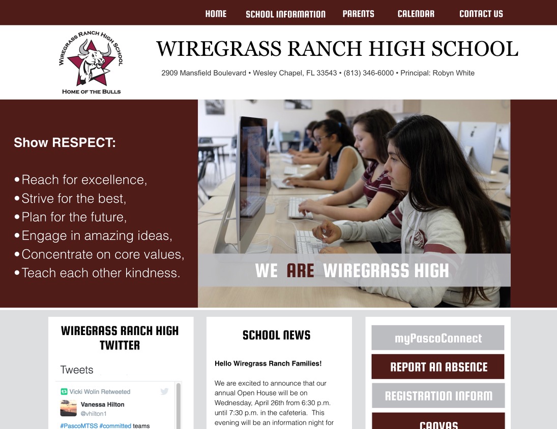 WRHS WEBSITE CONCEPTS PREVIEW | Web Development Information